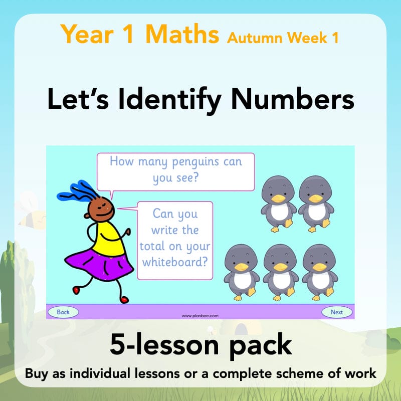 Identify Numbers 1-20 Year 1 Maths by PlanBee