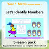 Identify Numbers 1-20 Year 1 Maths by PlanBee