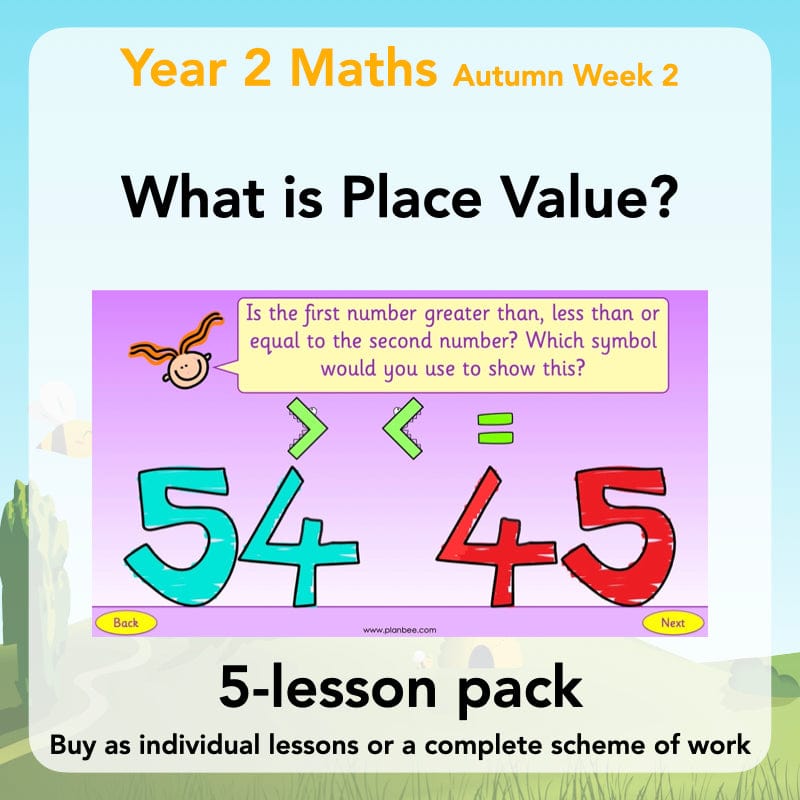 Year 2 Place Value Planning Maths lessons by PlanBee