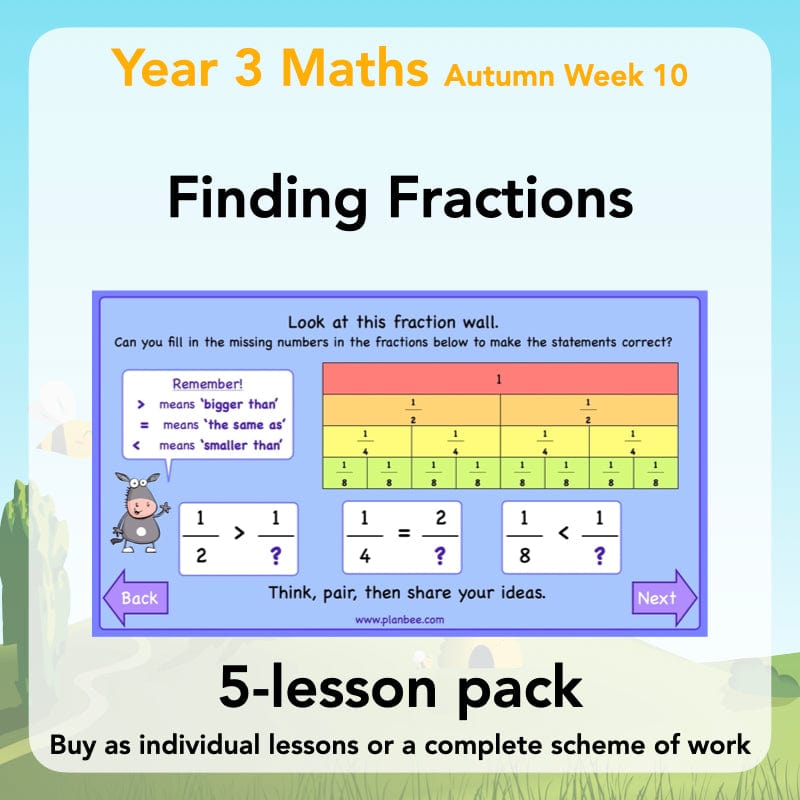 Year 3 Fractions lesson plans and resources by PlanBee