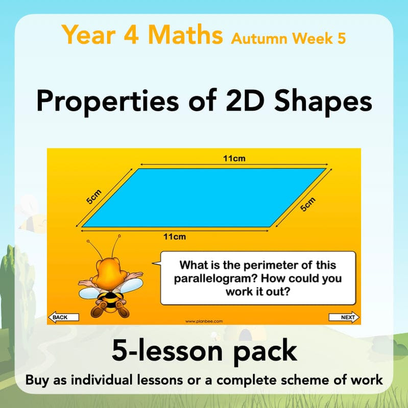 Properties of Shapes KS1 and KS2 Maths lessons by PlanBee