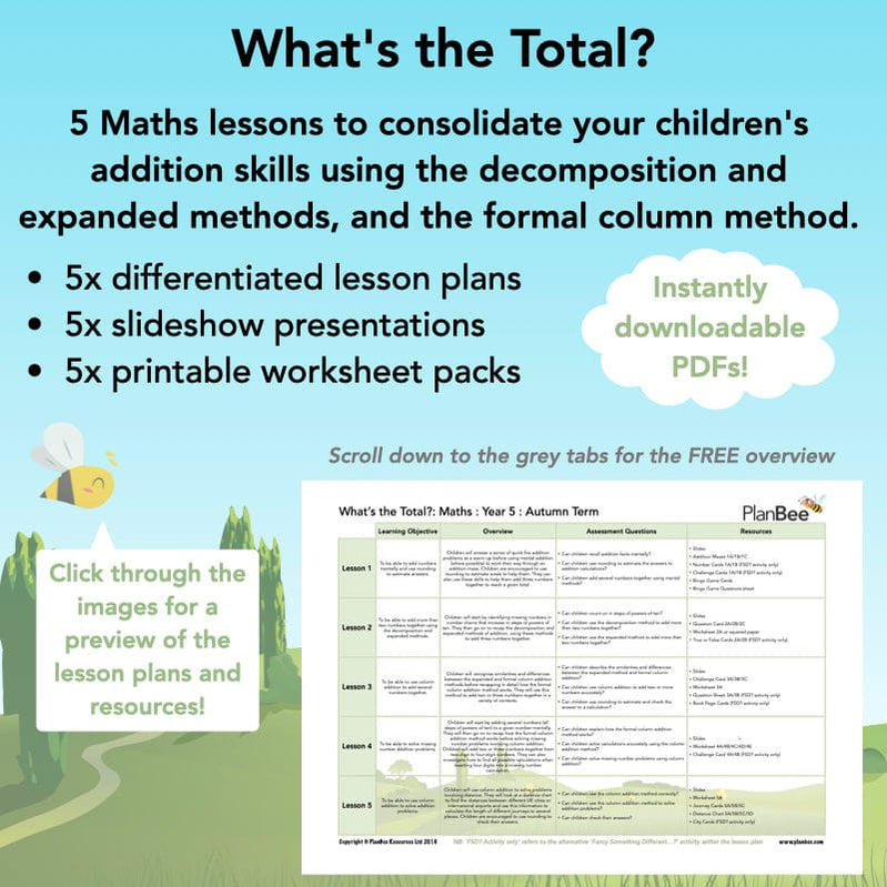 Year 5 Maths Curriculum Lesson Packs | PlanBee
