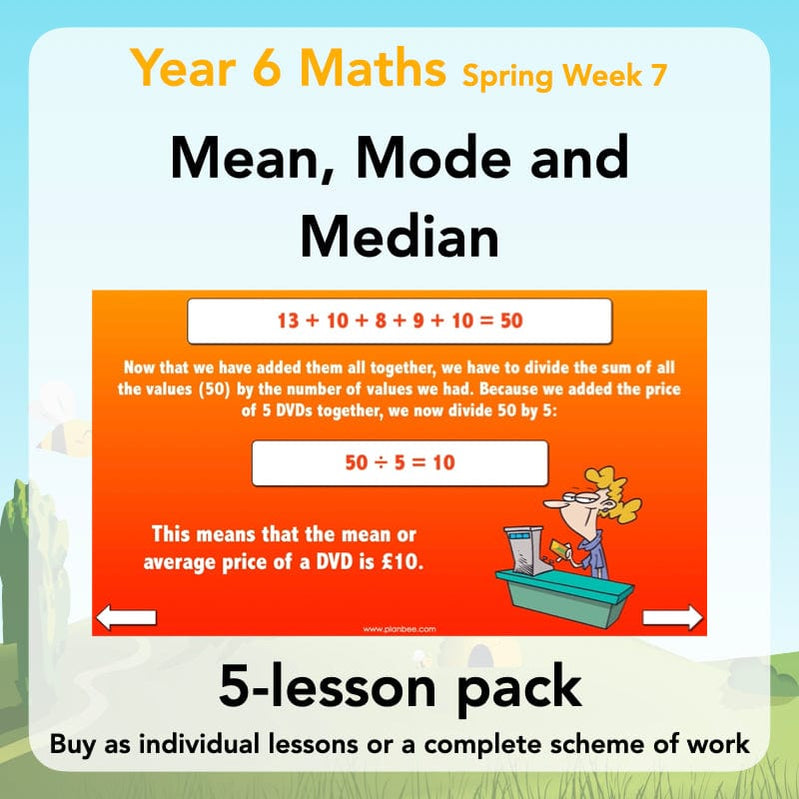 Maths Data Handling Statistics KS2 and KS1 Lessons | PlanBee