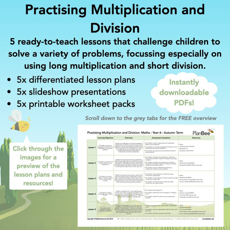 Year 6 Maths Curriculum Lesson Packs | PlanBee