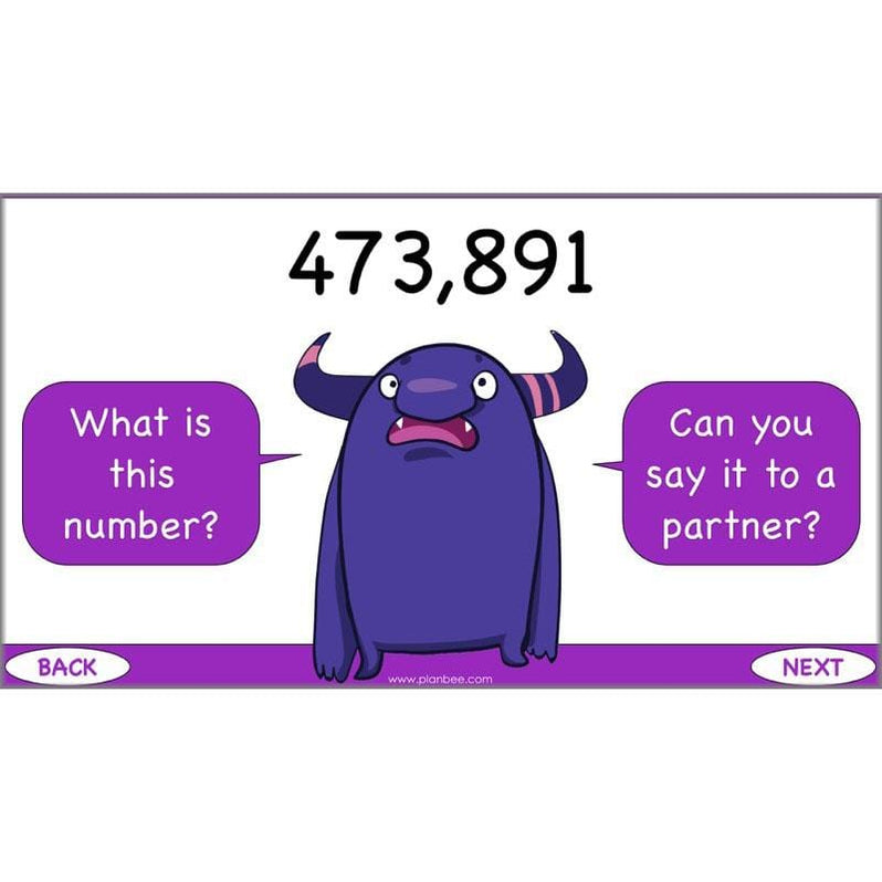 A Million Numbers Year 5 Maths Planning by PlanBee