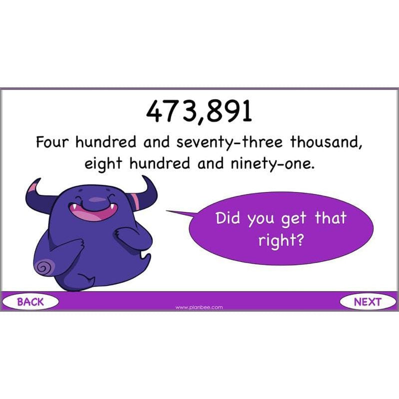 A Million Numbers Year 5 Maths Planning by PlanBee