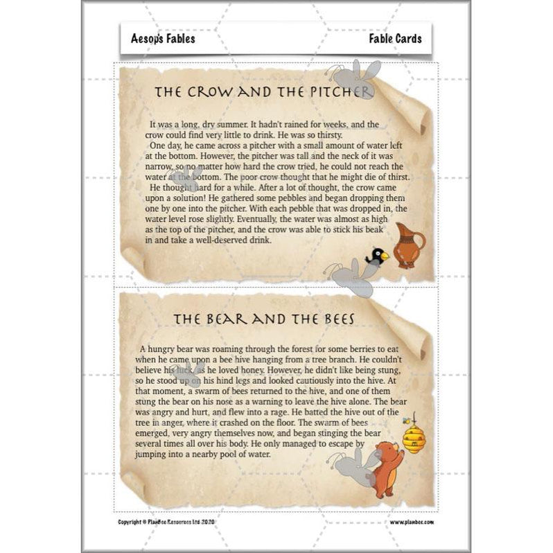 Aesop's Fables KS2 English Lesson Plans by PlanBee