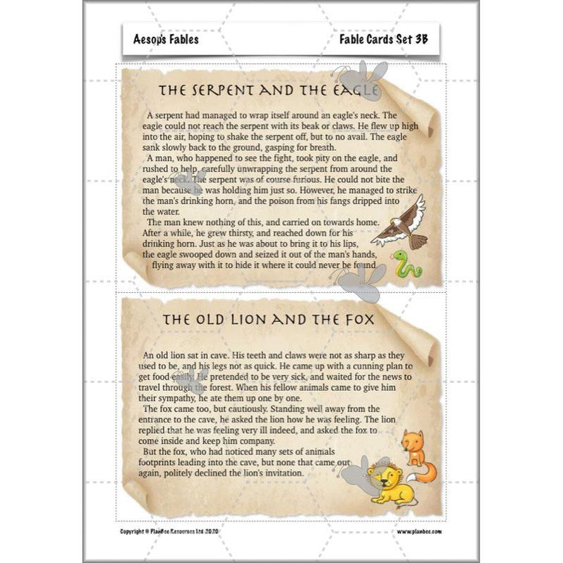 Aesop's Fables KS2 English Lesson Plans by PlanBee