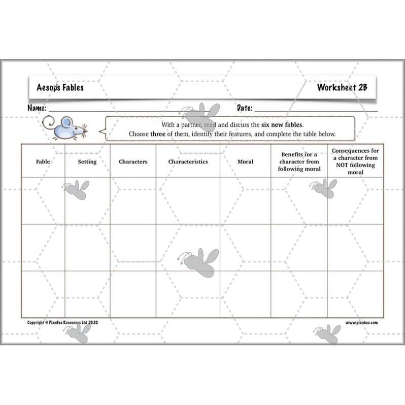 Aesop's Fables KS2 English Lesson Plans by PlanBee