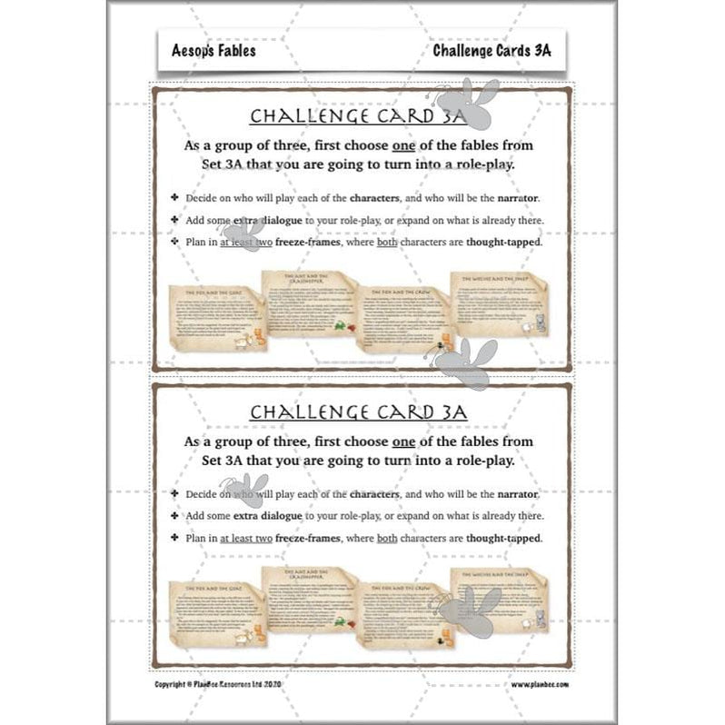 Aesop's Fables KS2 English Lesson Plans by PlanBee