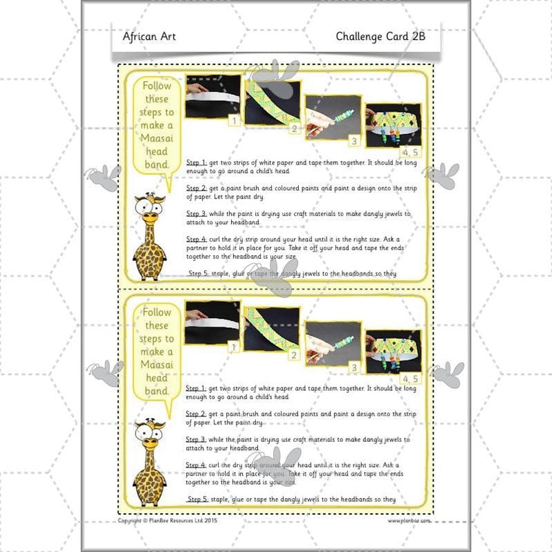 Ready-to-teach African Art KS1 Lessons by PlanBee