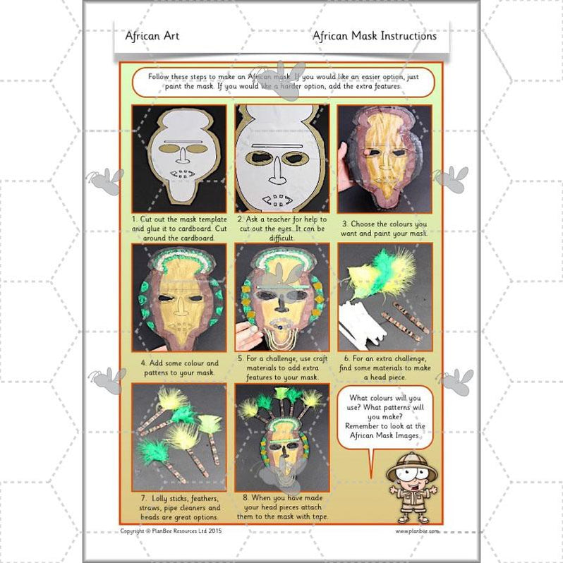 Ready-to-teach African Art KS1 Lessons by PlanBee