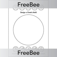 Free Ancient Greek Shield Designs Sheets by PlanBee