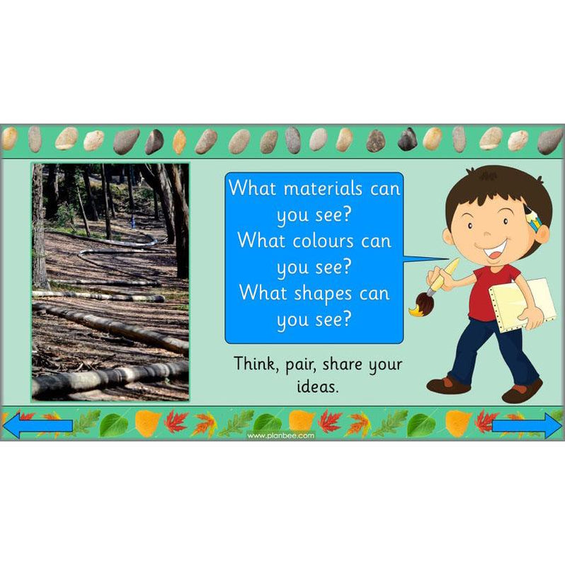 Andy Goldsworthy KS1 Art Lesson Plans created by PlanBee