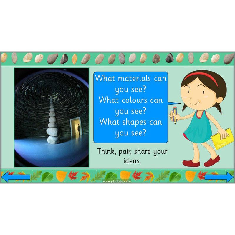 Andy Goldsworthy KS1 Art Lesson Plans created by PlanBee