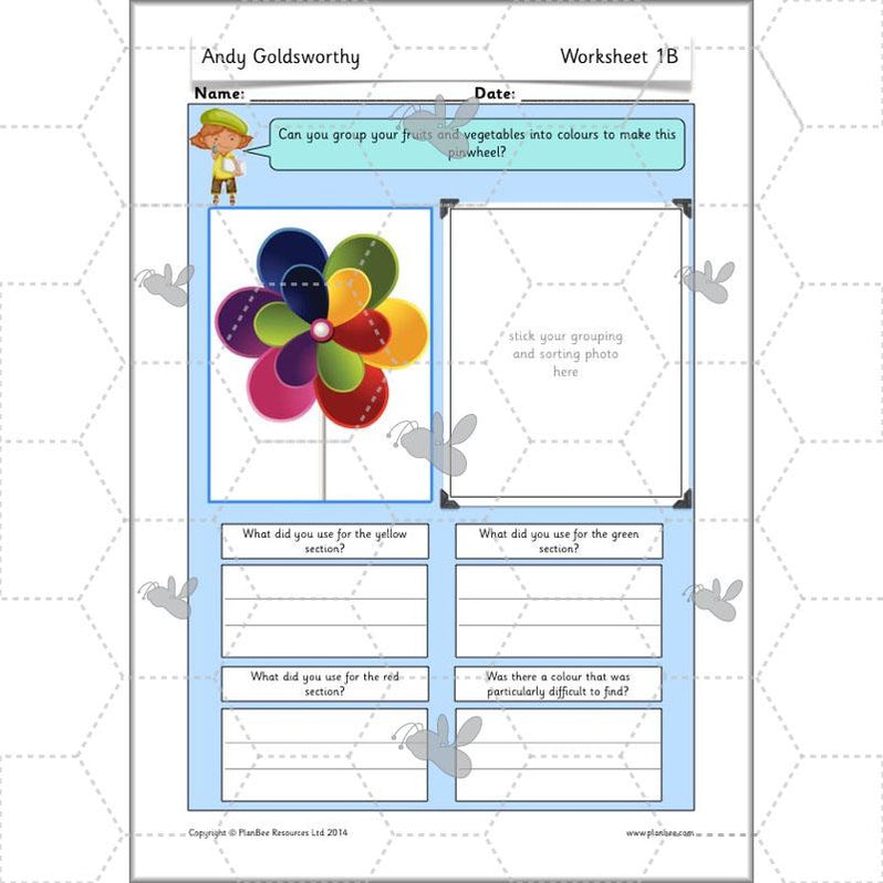 Andy Goldsworthy KS1 Art Lesson Plans created by PlanBee