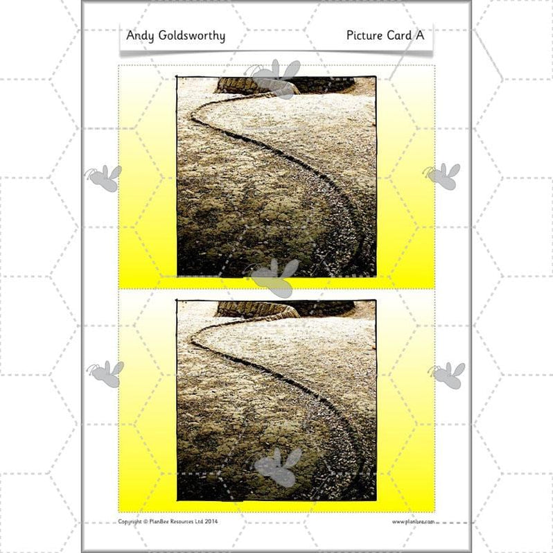 Andy Goldsworthy KS1 Art Lesson Plans created by PlanBee