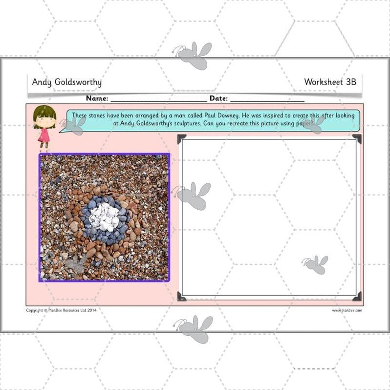 Andy Goldsworthy KS1 Art Lesson Plans created by PlanBee