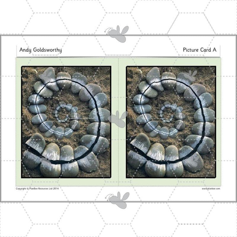 Andy Goldsworthy KS1 Art Lesson Plans created by PlanBee