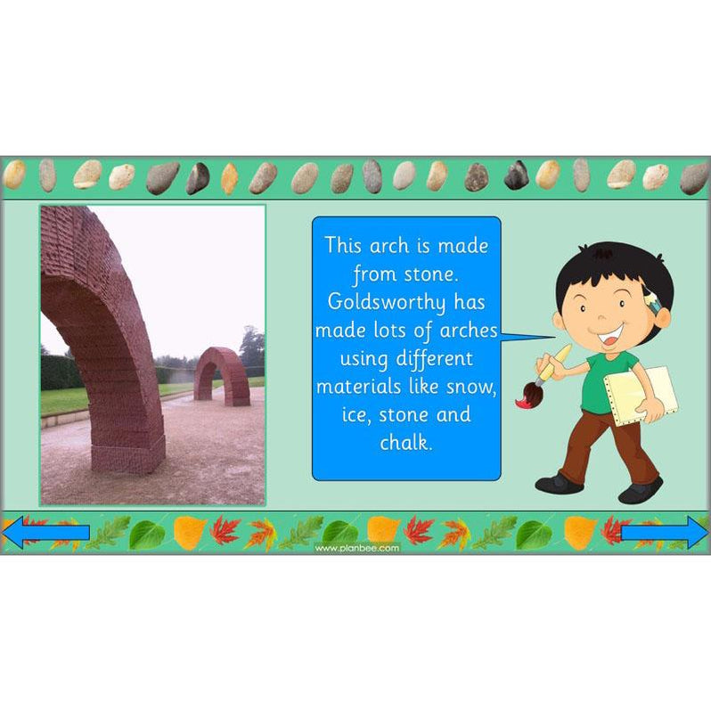 Andy Goldsworthy KS1 Art Lesson Plans created by PlanBee