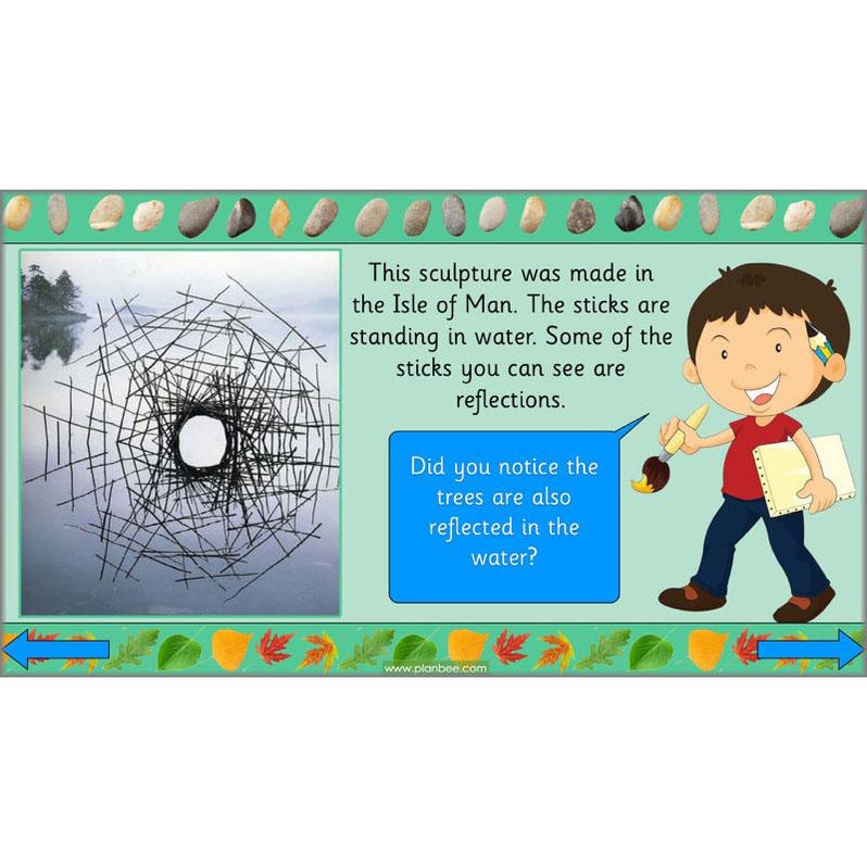 Andy Goldsworthy KS1 Art Lesson Plans created by PlanBee