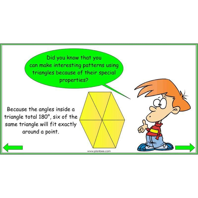 Year 5 Angles and Triangles Maths Lessons by PlanBee