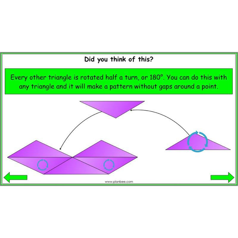 Year 5 Angles and Triangles Maths Lessons by PlanBee