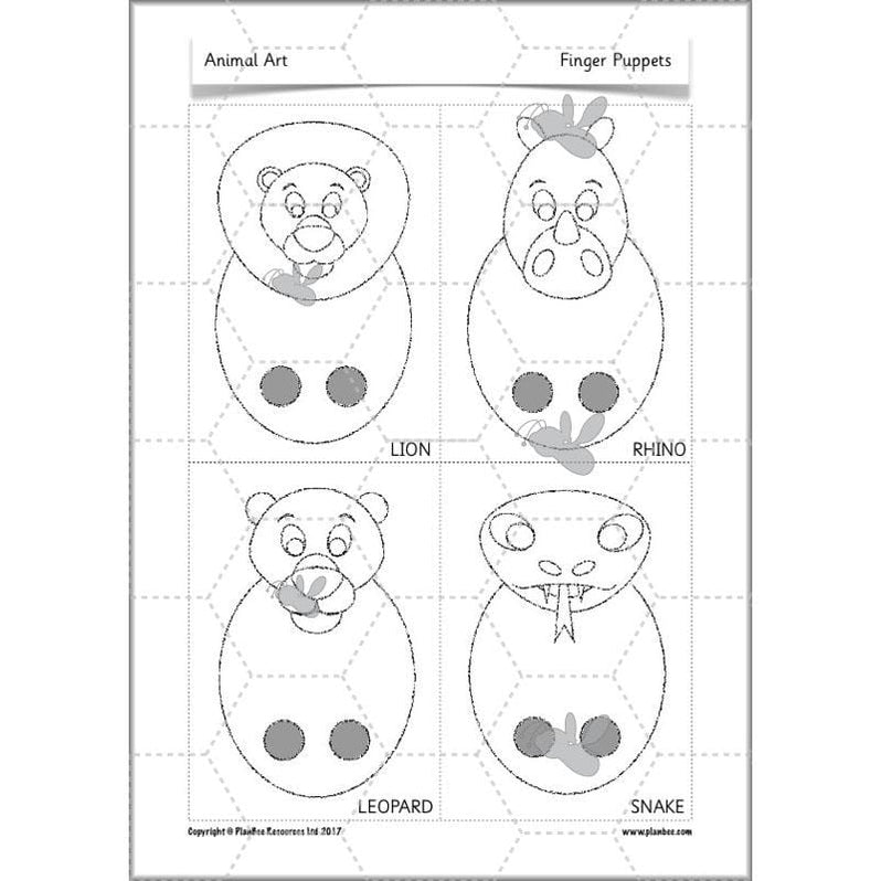 Animal Art lessons and planning for KS1 created by PlanBee