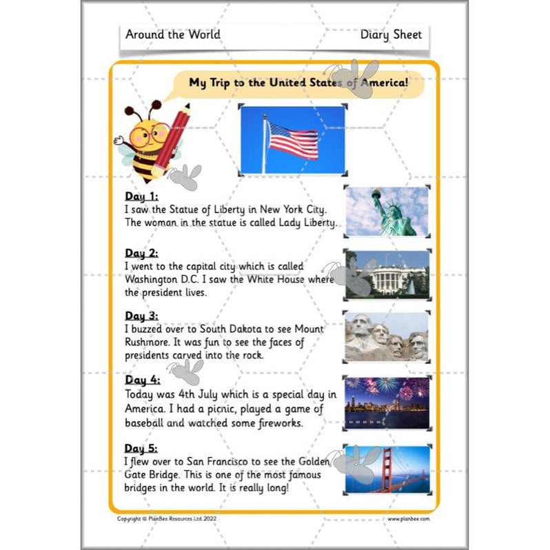 Continents of the World KS1 | Around the World PlanBee