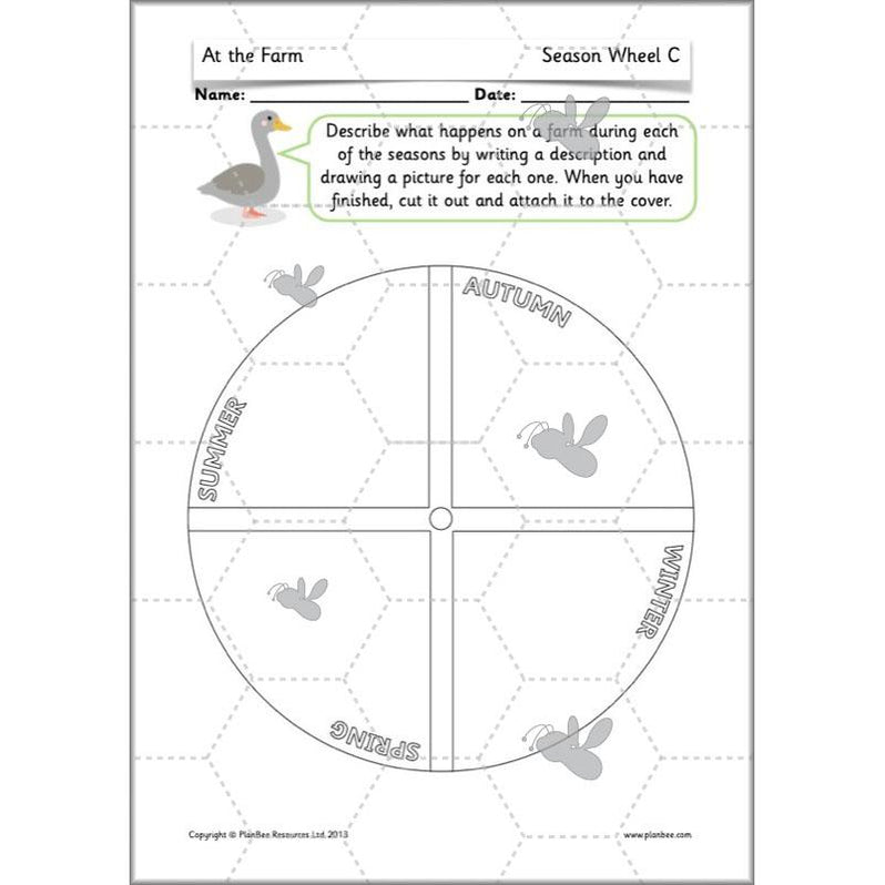 At the Farm lesson plans KS1 Geography pack by PlanBee