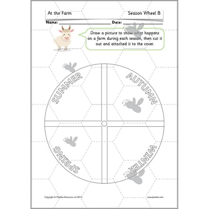 At the Farm lesson plans KS1 Geography pack by PlanBee