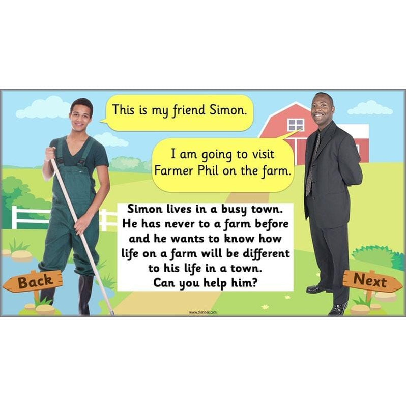 At the Farm lesson plans KS1 Geography pack by PlanBee