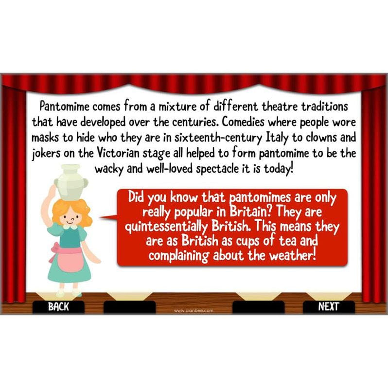 Pantomime Ideas for KS2 Art Lessons by PlanBee