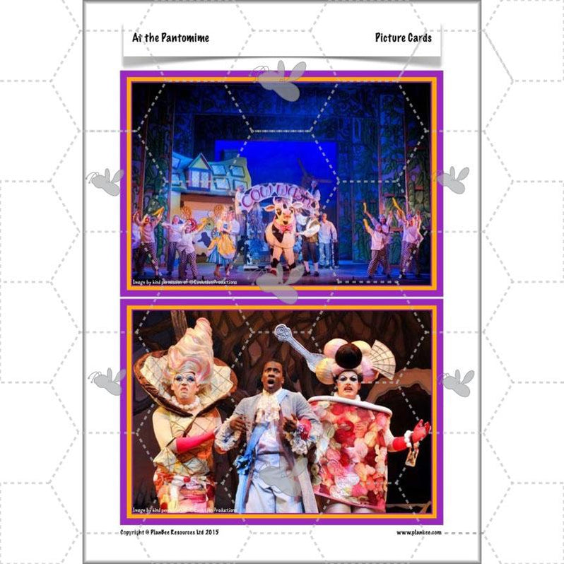 Pantomime Ideas for KS2 Art Lessons by PlanBee