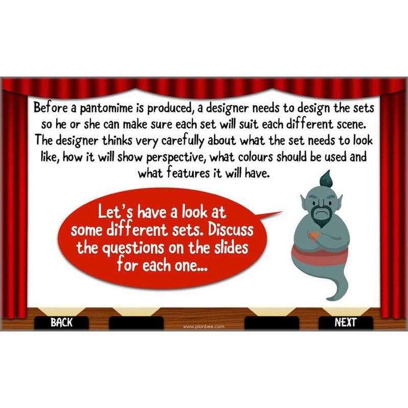 Pantomime Ideas for KS2 Art Lessons by PlanBee