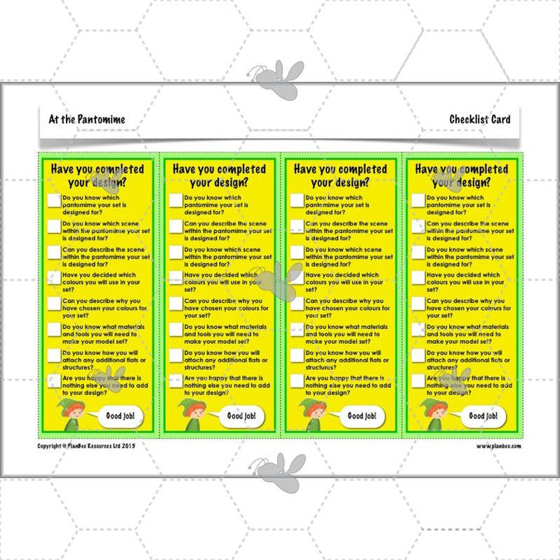 Pantomime Ideas for KS2 Art Lessons by PlanBee