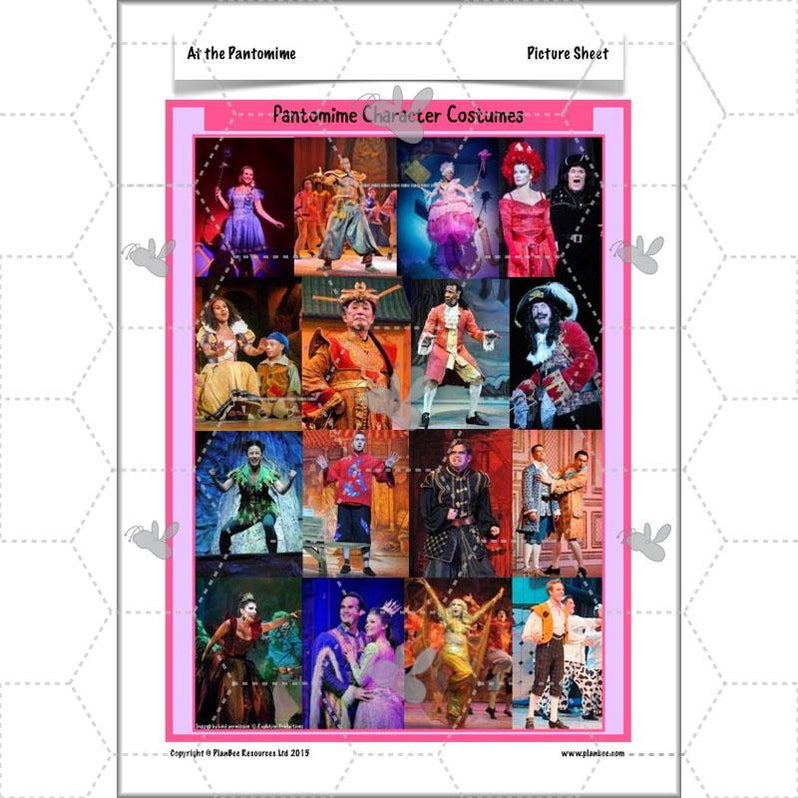 Pantomime Ideas for KS2 Art Lessons by PlanBee