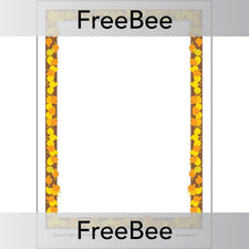 Download these FREE Autumn Writing Frames by PlanBee
