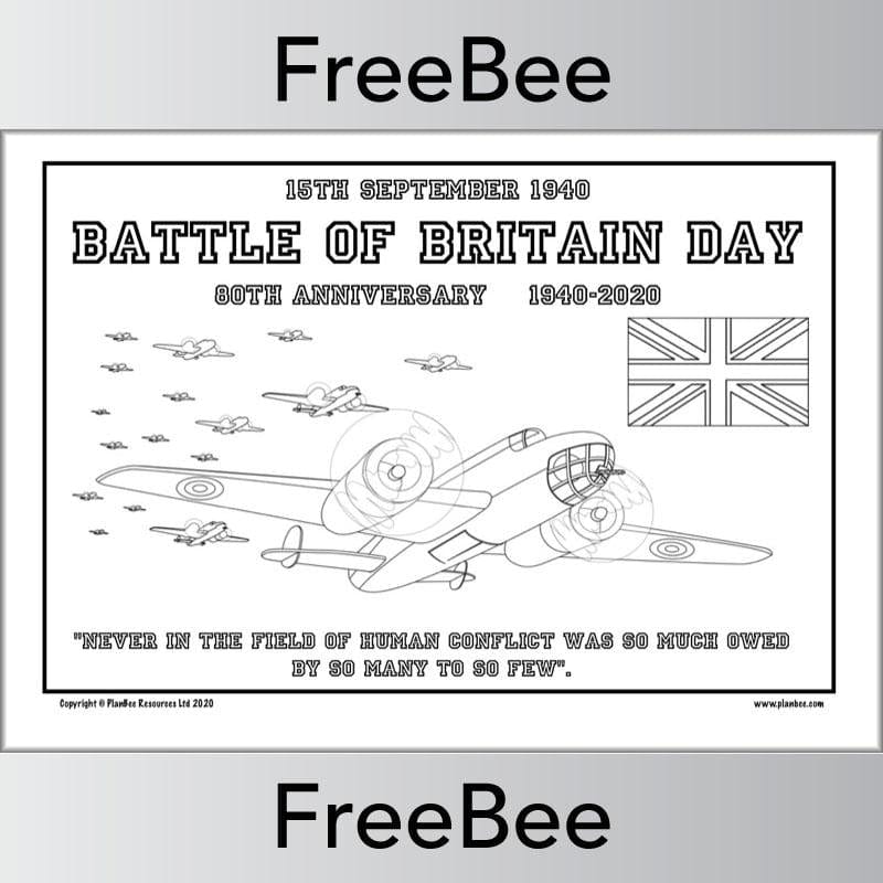 Free Battle of Britain printables pack by PlanBee