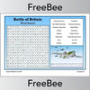 FREE Downloadable Battle of Britain Word Search by PlanBee