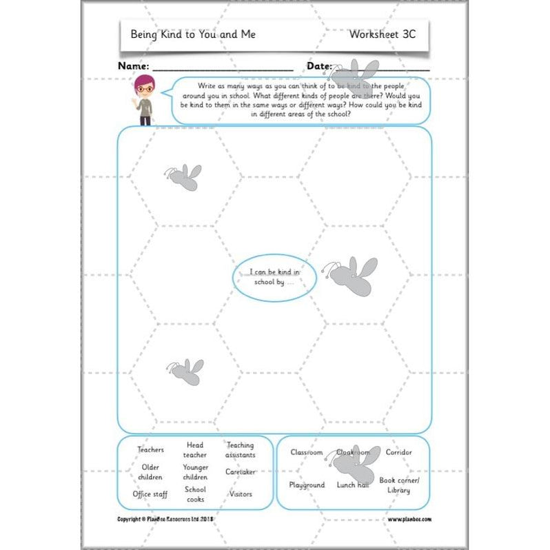 Being A Good Friend KS1 ESR PSHE Lessons by PlanBee
