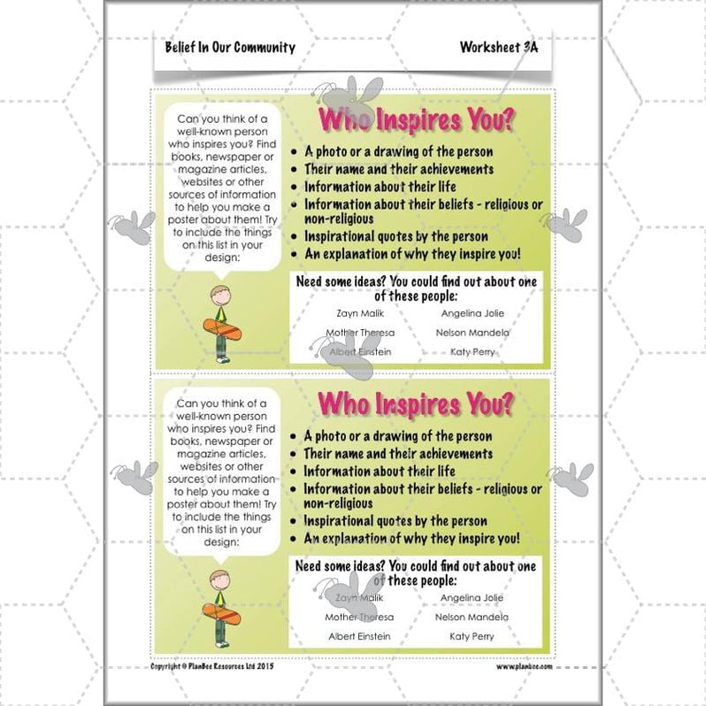 Belief In Our Community: Complete set of KS2 RE lessons — PlanBee