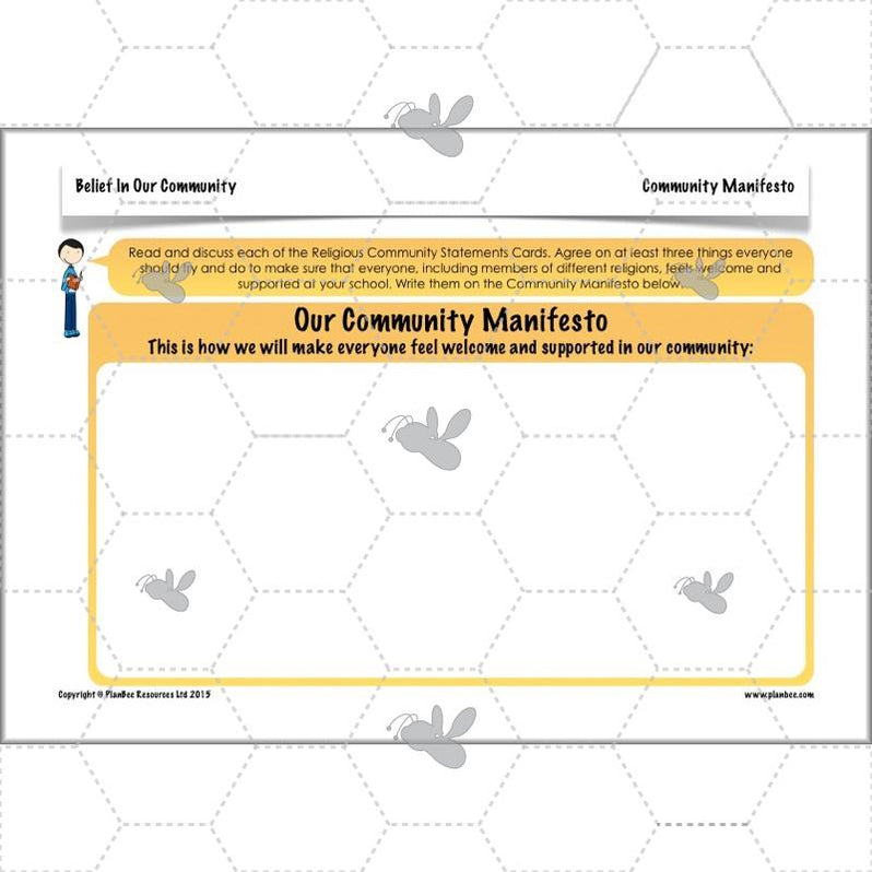 Belief In Our Community: Complete set of KS2 RE lessons — PlanBee