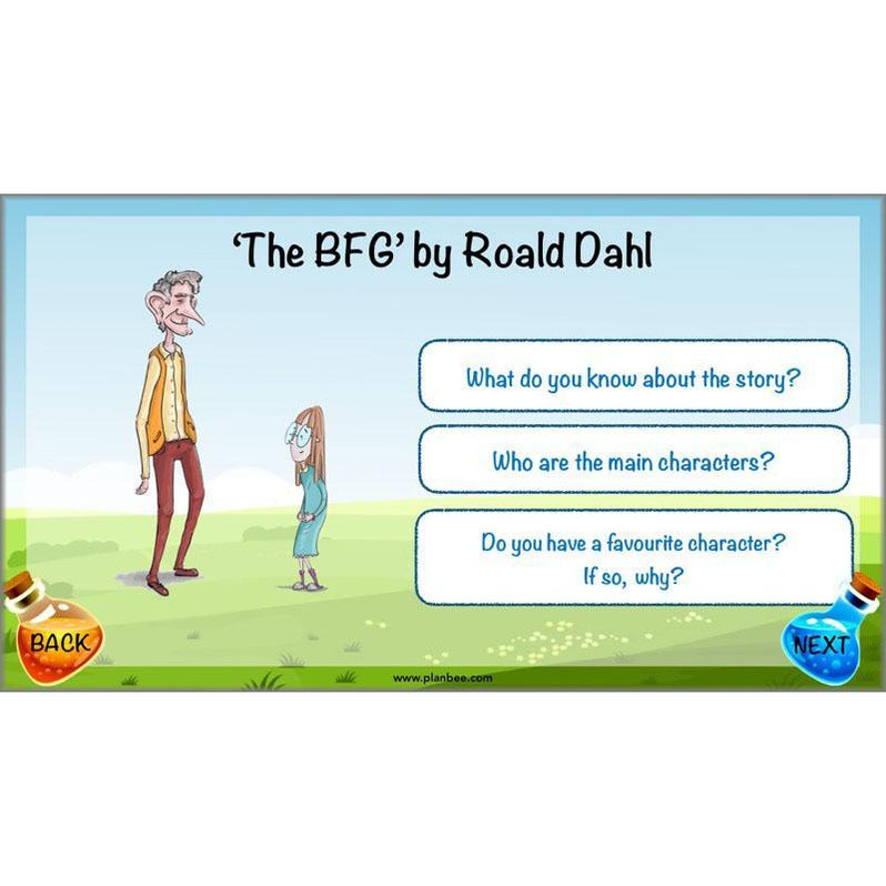 The BFG Character Description KS2 Year 3 Planning by PlanBee