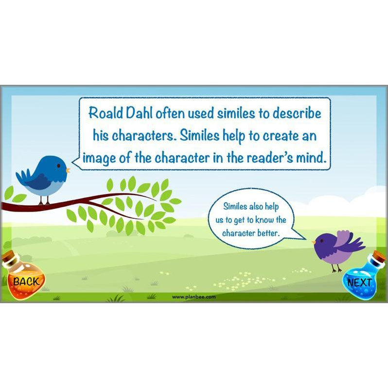 The BFG Character Description KS2 Year 3 Planning by PlanBee