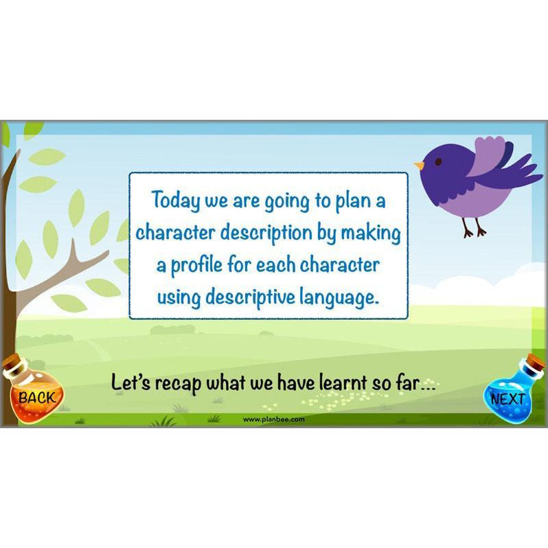 The BFG Character Description KS2 Year 3 Planning by PlanBee
