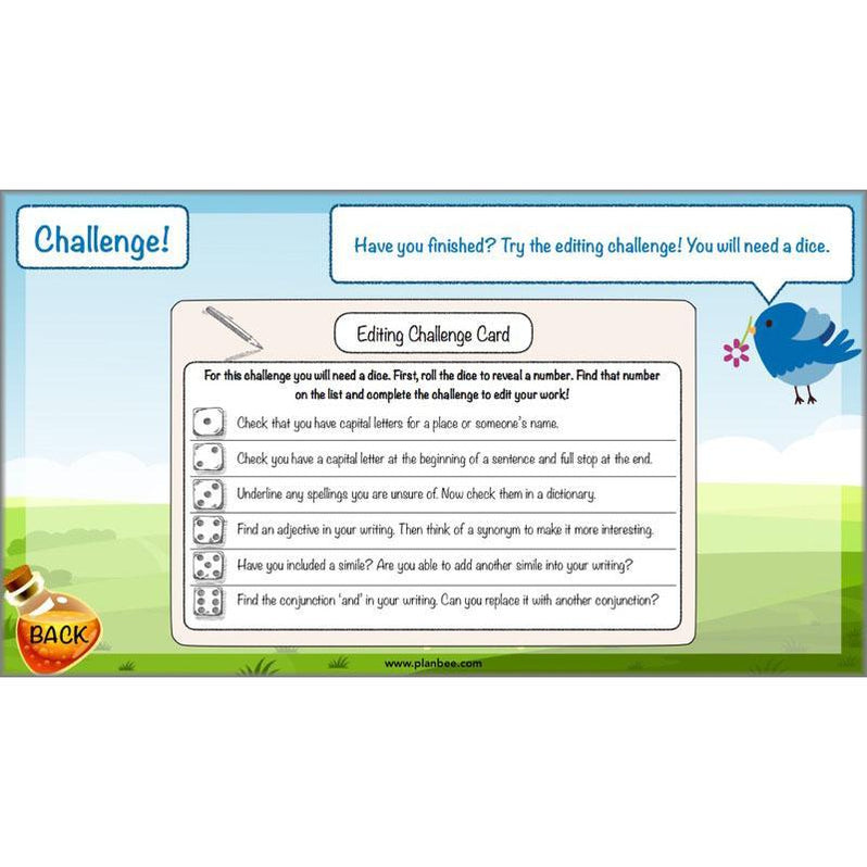 The BFG Character Description KS2 Year 3 Planning by PlanBee