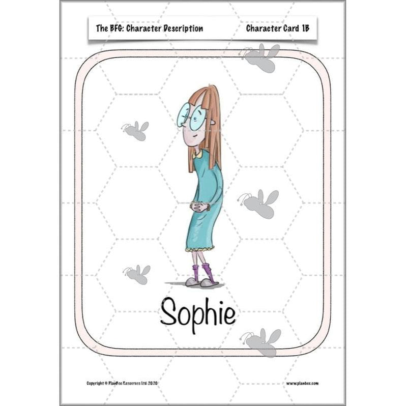 The BFG Character Description KS2 Year 3 Planning by PlanBee