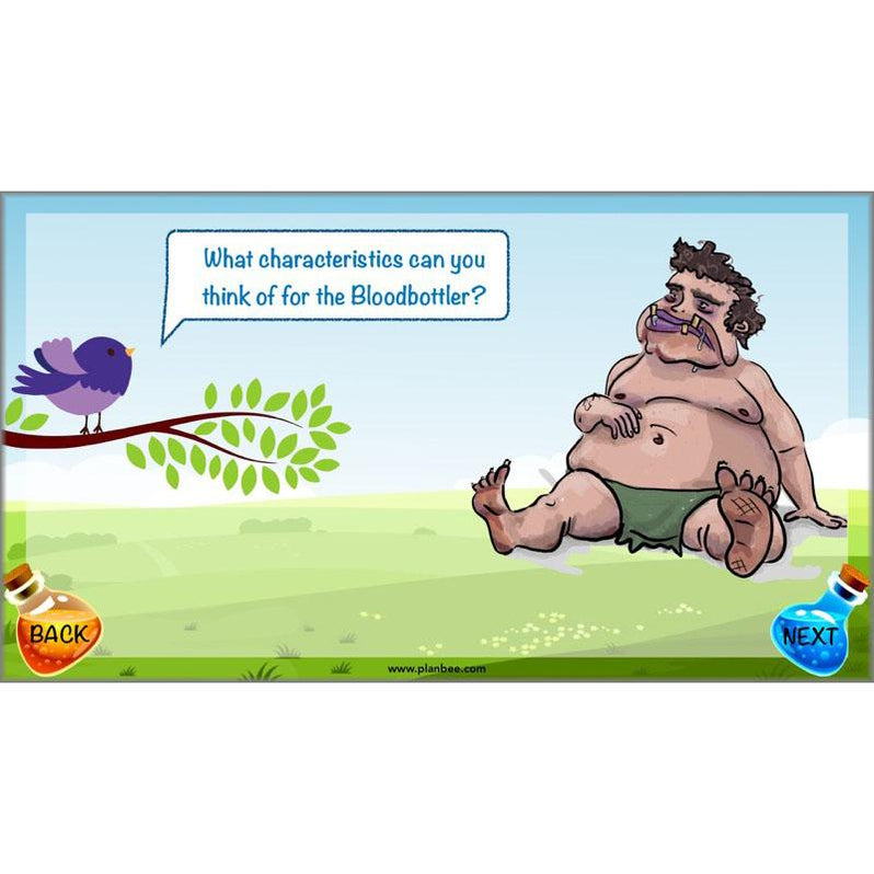 The BFG Character Description KS2 Year 3 Planning by PlanBee