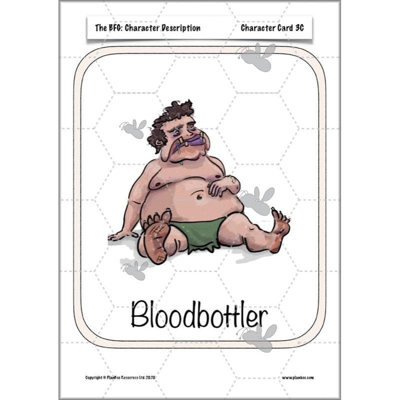 The BFG Character Description KS2 Year 3 Planning by PlanBee